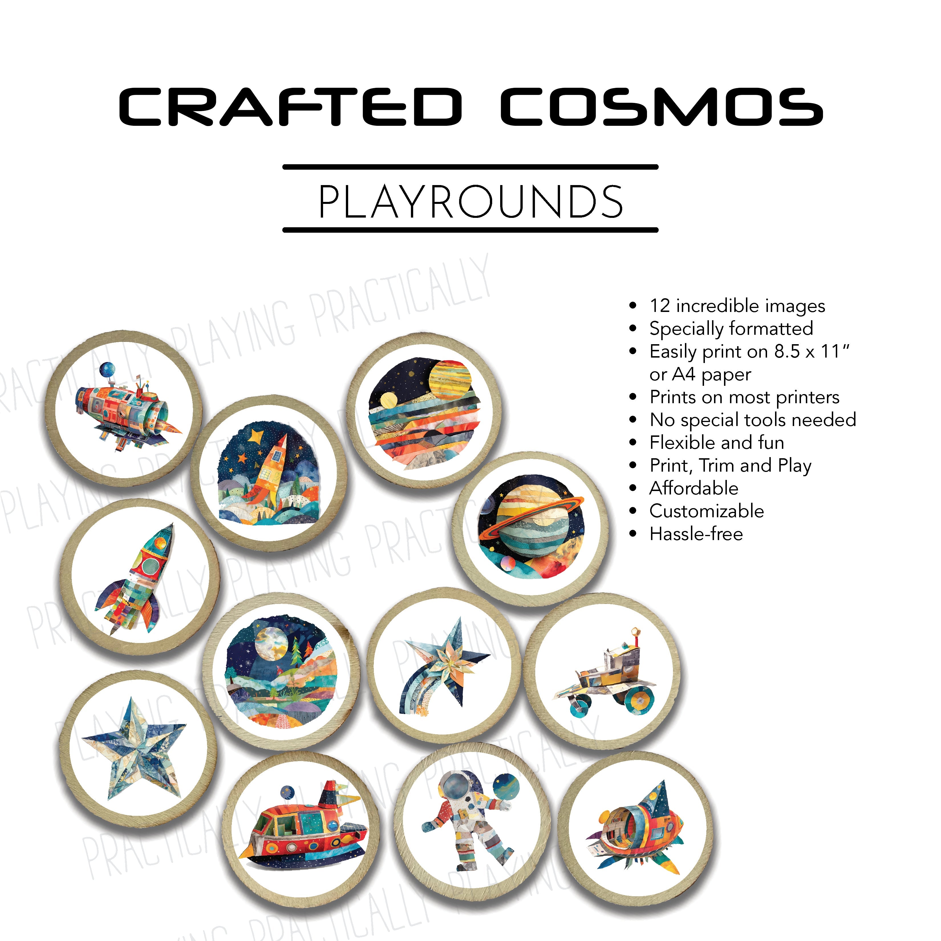 Cosmic Explorations Action Pack-CRICUT PRINT AND CUT – Practically Playing