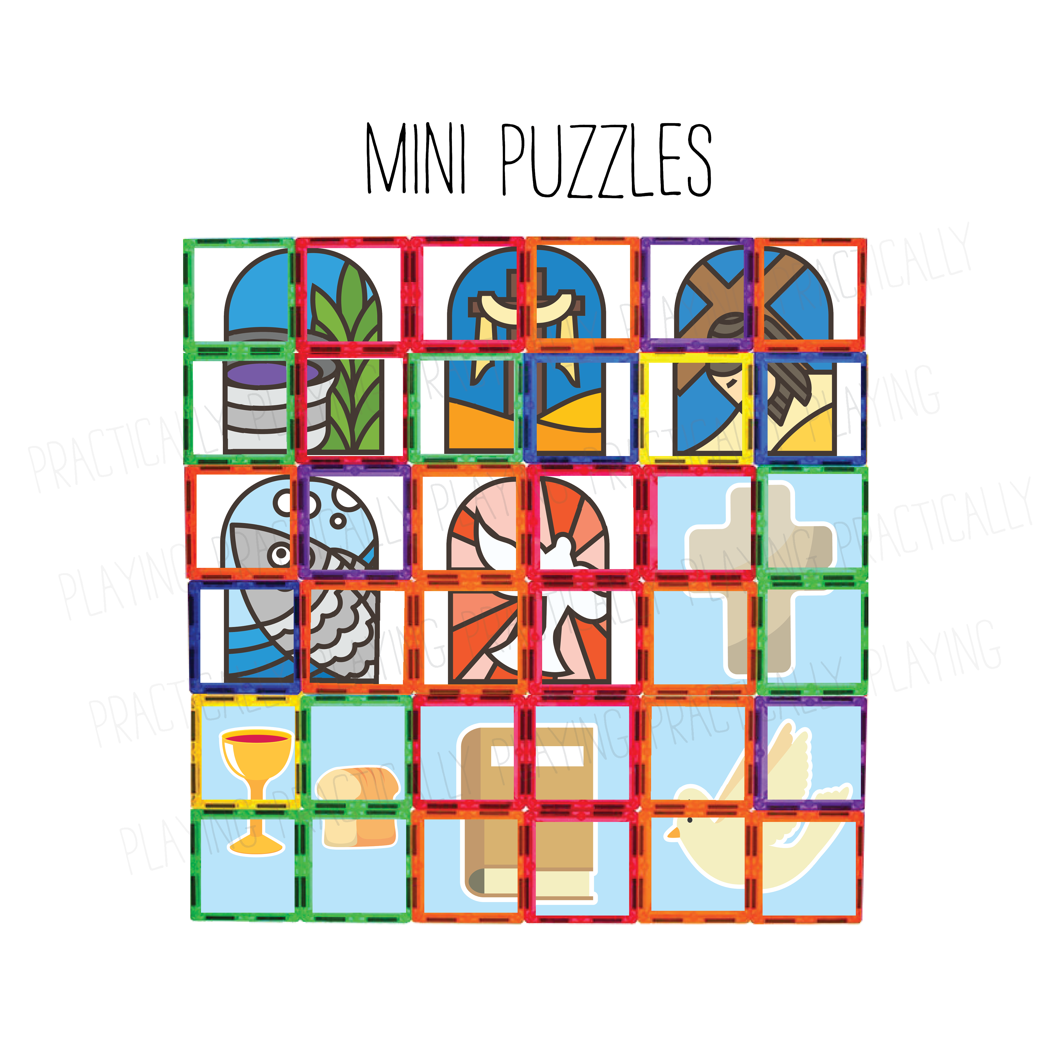 Mini VBS Puzzles Constructable – Practically Playing