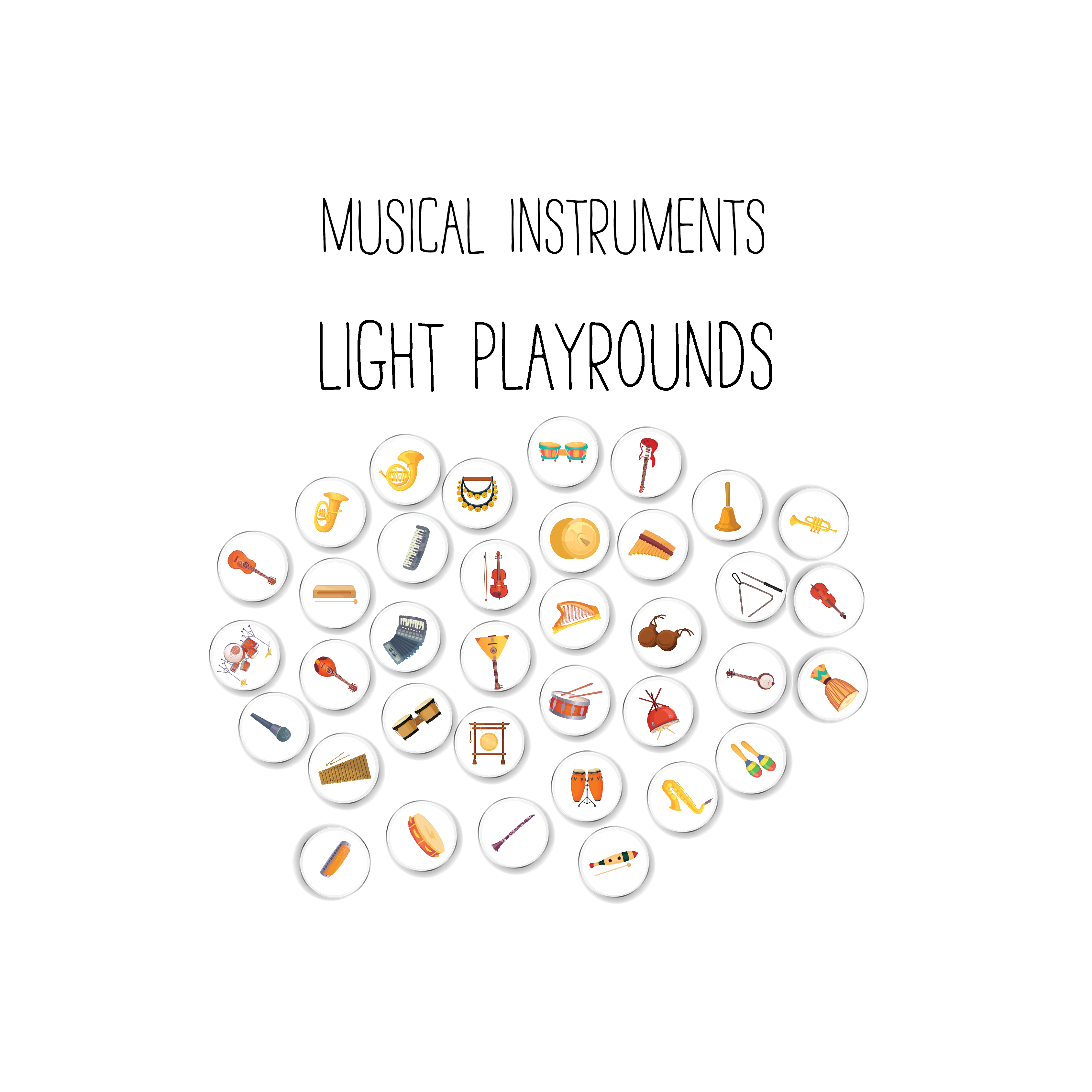 36 Pack Musical Instrument Light PlayRound Pack – Practically Playing