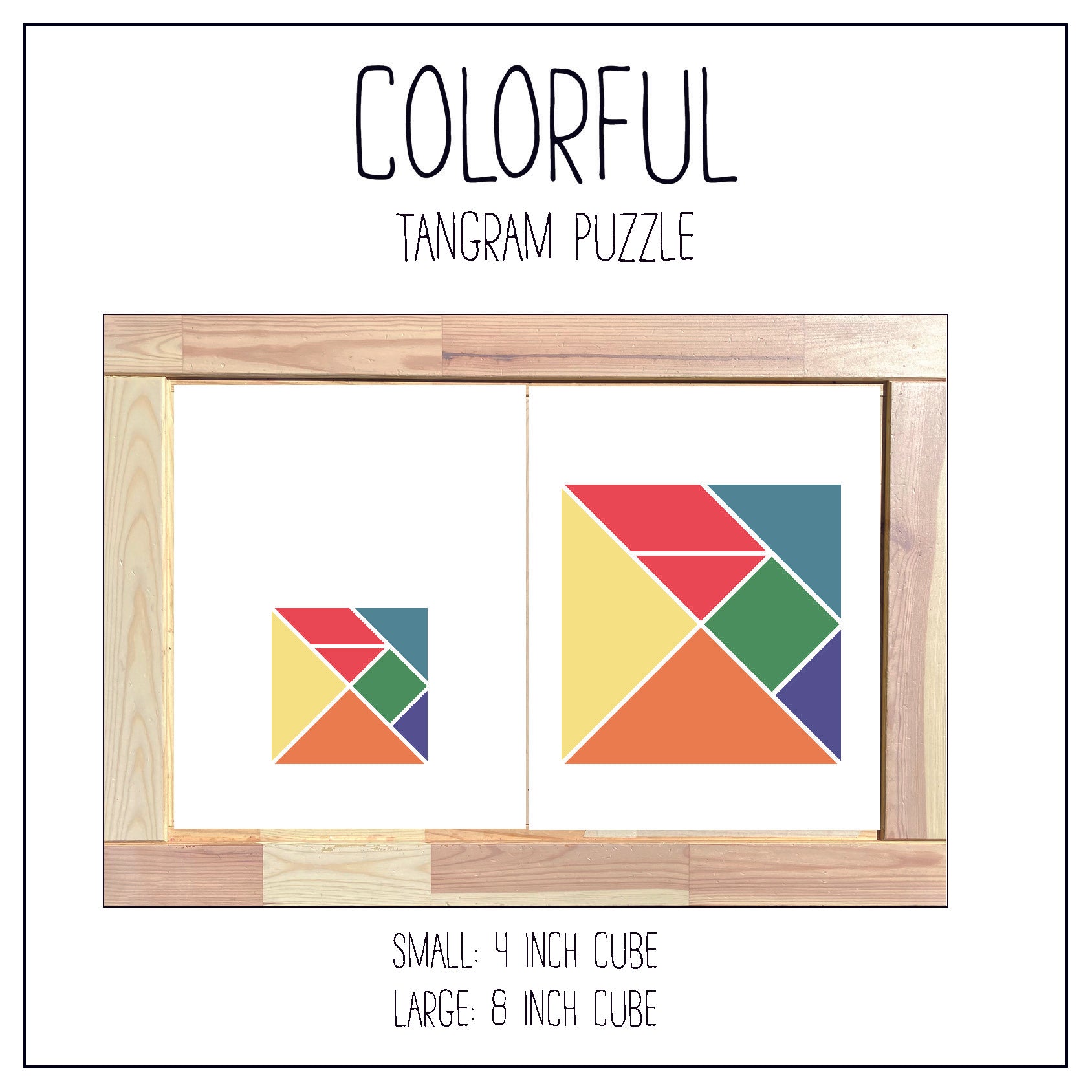 Colorful Tangram Pack 6 – Practically Playing