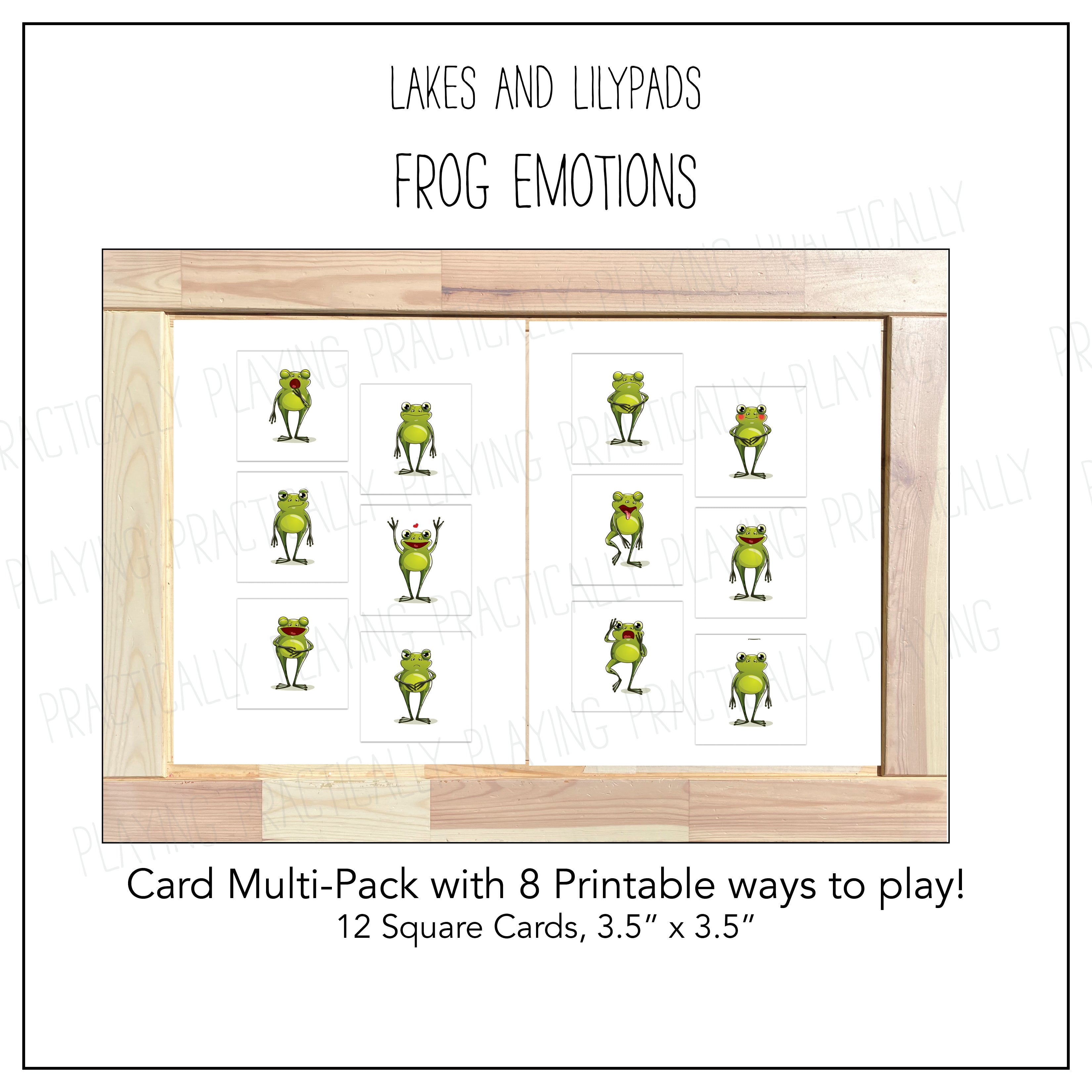 Frog Emotions Card Pack – Practically Playing