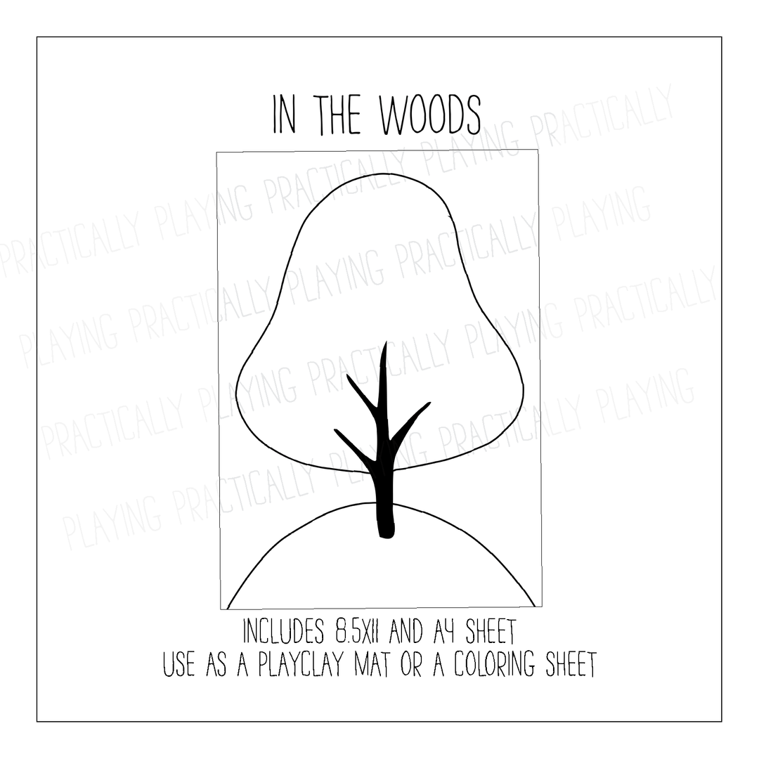 into the woods coloring pages