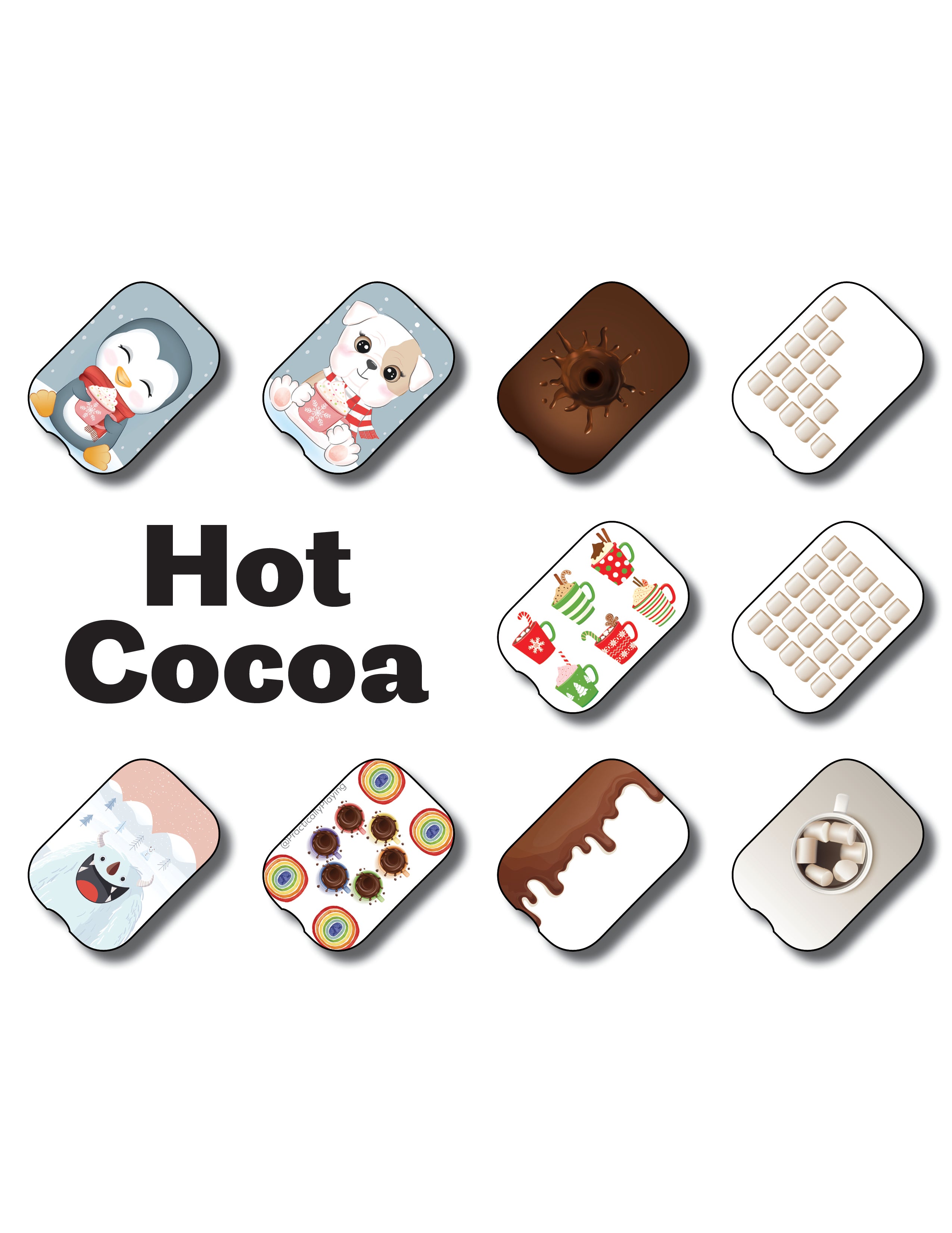 Hot Cocoa Printable Insert Pack – Practically Playing