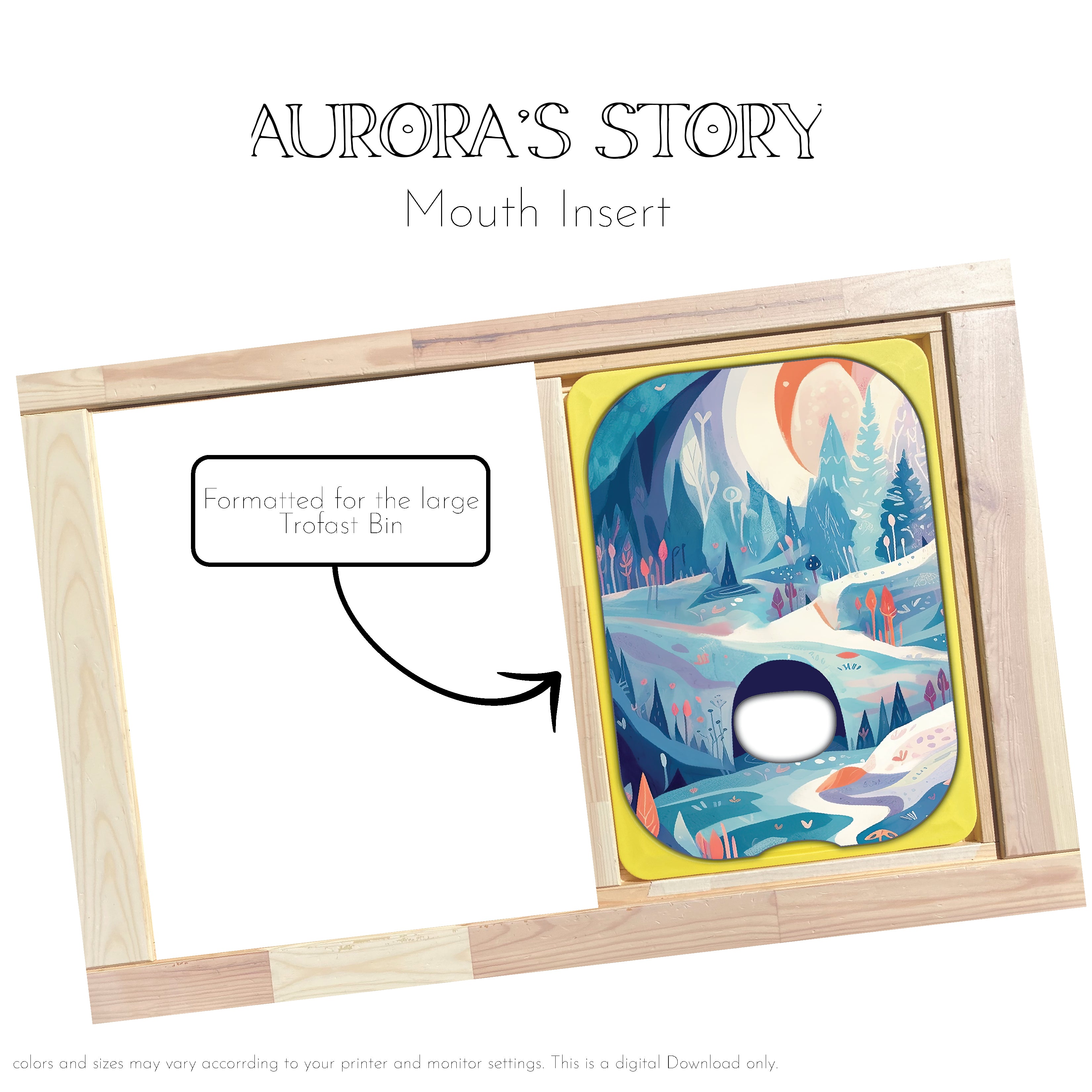 Aurora's Story Action Pack: Printable Inserts and Loose Parts – Practically Playing